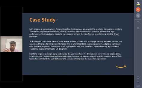 Had An Opportunity To Talk About Frontend Engineering Role At Amazon And Great To See The