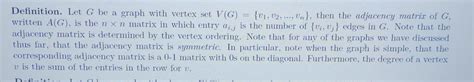 Solved 1 Write Down An Adjacency Matrix And An Incidence