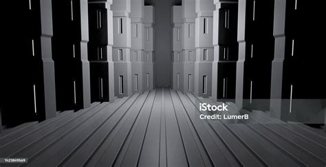 빈 쇼룸 메타버스 월드 다크 라이트 그레이 일러스트 레이 션 배너 배경 3d 일러스트 레이 션 0명에 대한 스톡 사진 및 기타 이미지 Istock