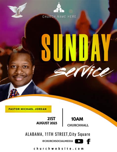 Sunday Flyer Template Postermywall