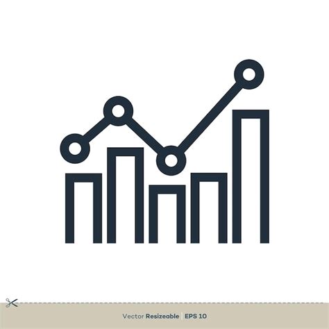 Premium Vector Statistic Graph Finance Icon Vector Logo Template Illustration Design Vector Eps 10