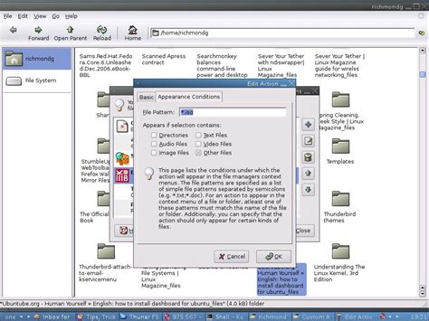 Thunar File Browser Tips Tricks And Scripts