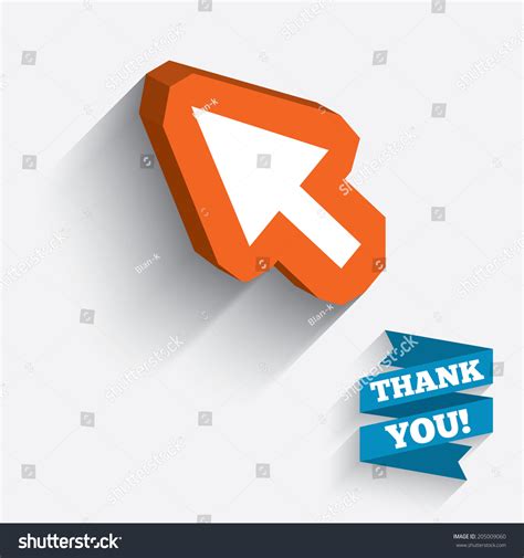 Mouse Cursor Sign Icon Pointer Symbol Stock Vector Royalty Free