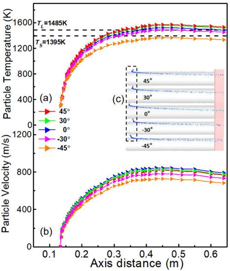 Effect Of The Particle Injection Angle On The Particle Behavior For A