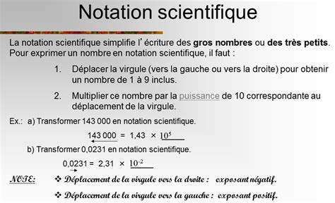 Diviser La Notation Scientifique