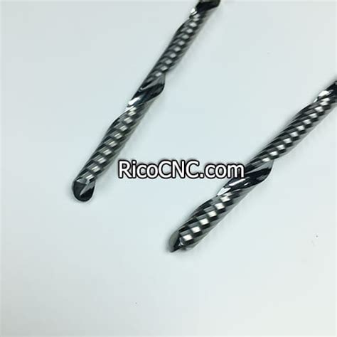 Solid Carbide Single Flute Spiral Up Cut Ball Nose Cnc Router Bits