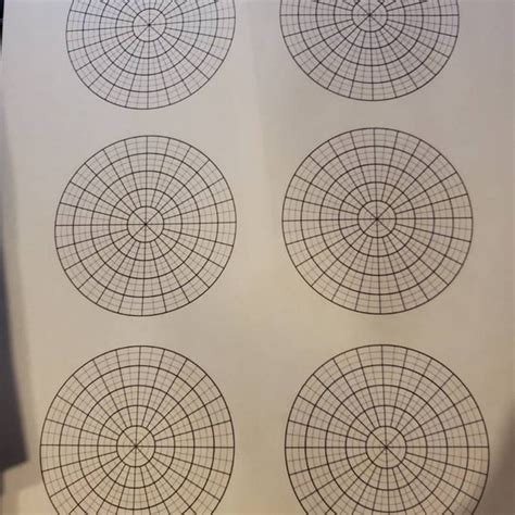 Circle Graph Template Pdf Etsy