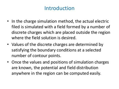 Charge Simulation Method