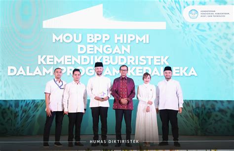 Tangkapan Lensa Kegiatan Penandatangan MoU Dikti Dengan BPP HPMI 14 4 Kementerian