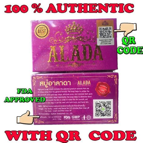 Cod Alada Soap Original Thailand With Qr Code From Thailand 160g Whitening Shopee Philippines