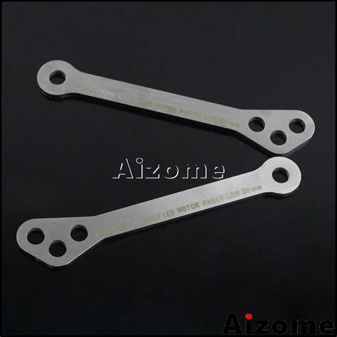 Motorcycle Silver Lowering Links Kit Drop Link Kits Linkage For Triumph