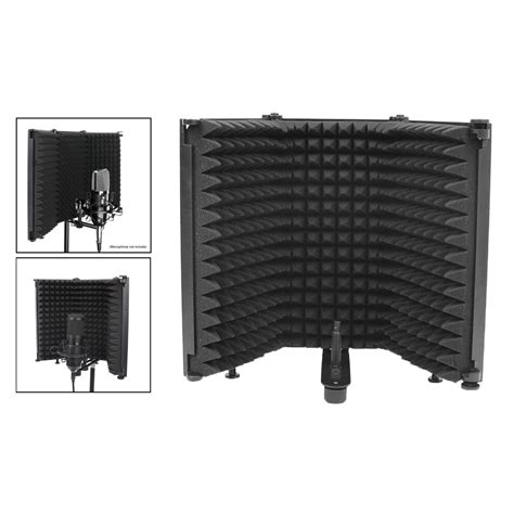 Microphone Isolation Shield Foldable Portable Abso Grandado