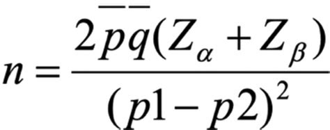 Sample Size Calculation Formula Download Scientific Diagram