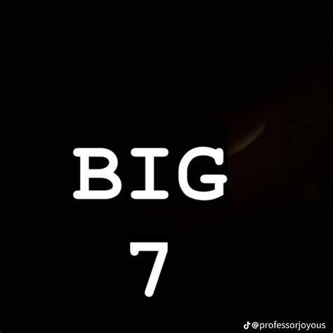 Big Seven 7 Youtube