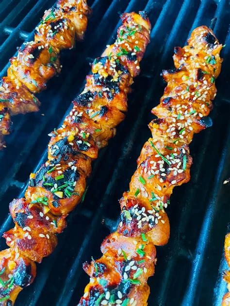 Grilled Maple Sriracha Chicken Skewers If You Give A Girl A Grill