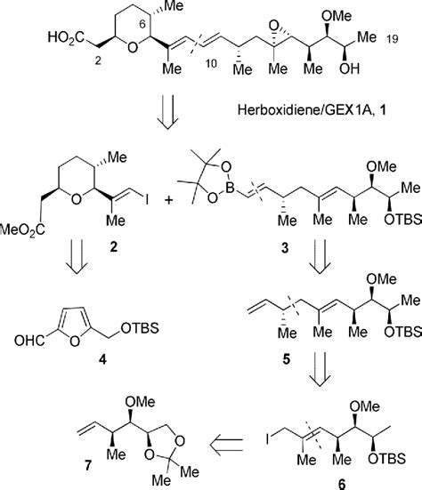 Figure 1 From A Stereoselective Synthesis Of Herboxidienegex1a