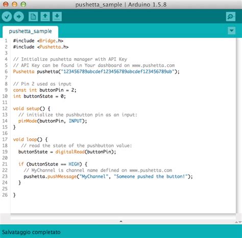 Push Notification From Arduino Yún