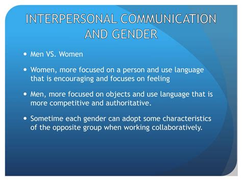 Ppt Interpersonal Communication Powerpoint Presentation Free