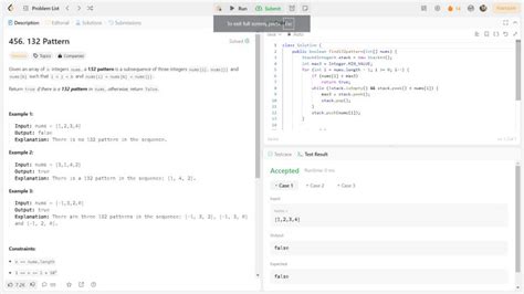 krishna pratap singh on linkedin leetcode 132pattern array