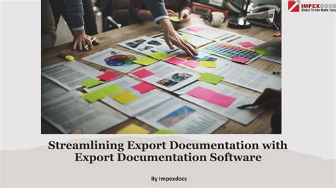 Ppt Streamlining Export Documentation With Export Documentation