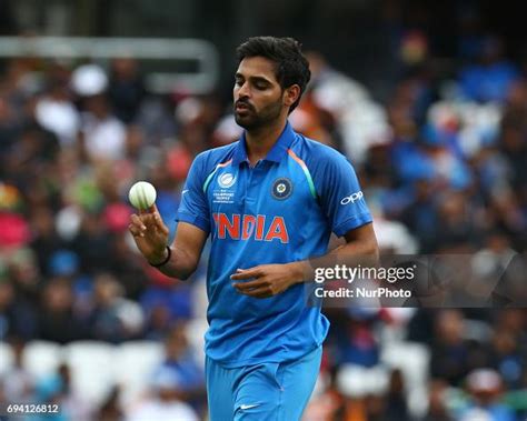 Bhuvneshwar Kumar Of India During The Icc Champions Trophy Match