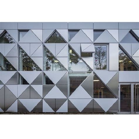 نمای کامپوزیت آلومینیوم، پوسته ساختمان های بزرگ شهر معماری و