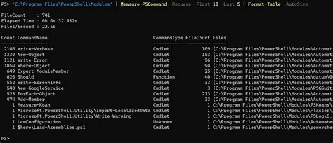 building a powershell command inventory solution part deux
