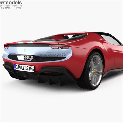 Ferrari 296 Gts Assetto Fiorano 2025 3d Model Download Sports Car On