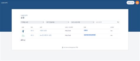 Jira Service Management 요청 목록 보기 Curvc Devops Confluence Dc
