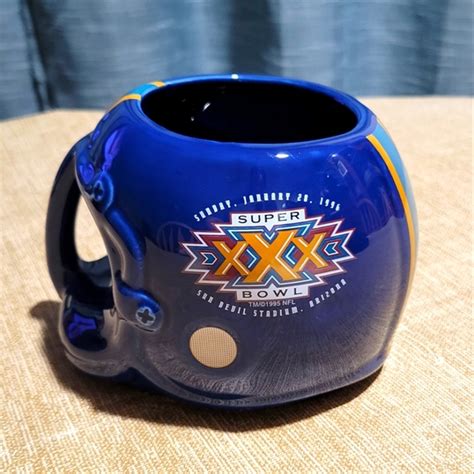 Dining Vintage Maxwell House Super Bowl Xxx Coffee Mug Football Helmet Shape 199596 Poshmark