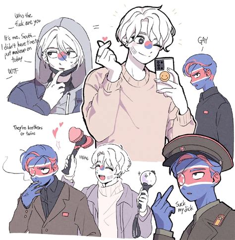 Pin By Ari Artist Anime 13 On Countryhumans South Kor