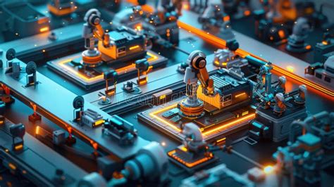 Urban Agriculture With Automated Robotics In A City Symbolizes Futuristic Sustainability Aig62