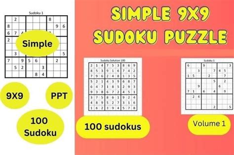 Simple Sudoku Puzzles With Solution Graphic By Virtuartistry · Creative