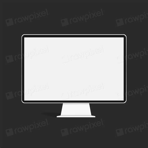 Vector Of Computer Monitor Icon Premium Vector Rawpixel