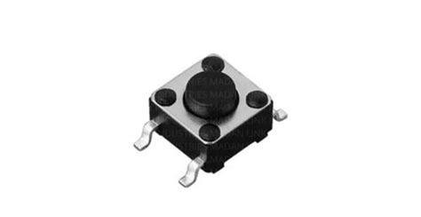 Tactile Switch 4 Pin Smt Type Black Metal Knob With Rohs Non Compliance At Best Price In