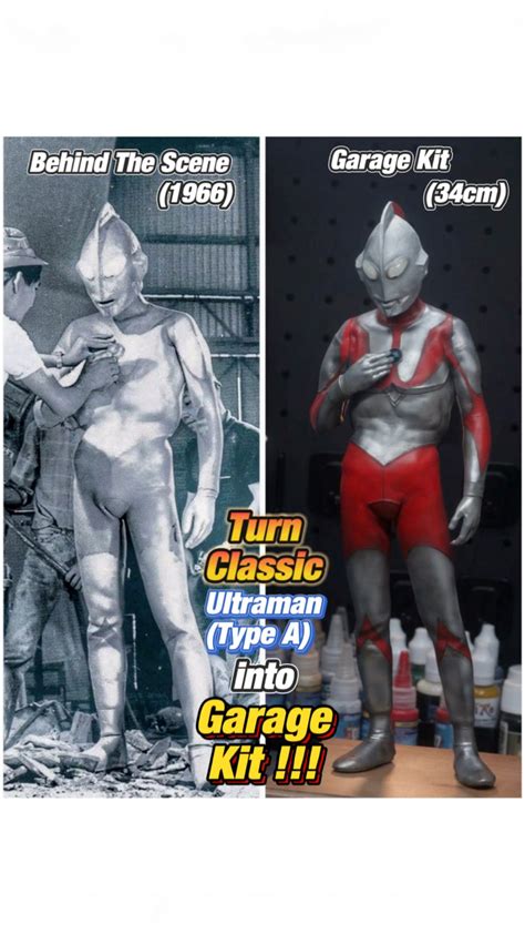 Classic Never Dies… Ultraman Type A 1966 Revived In Garage Kit Form