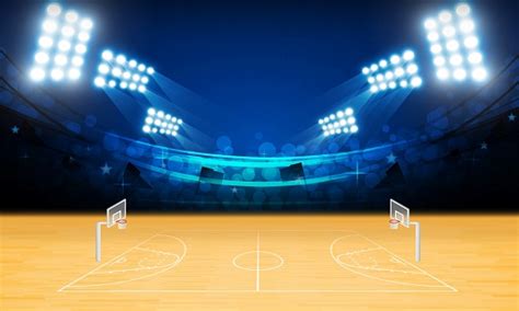 밝은 경기장 조명 디자인 농구 경기장 필드입니다 벡터 조명 농구공에 대한 스톡 벡터 아트 및 기타 이미지 농구공 농구 팀 스포츠 스타디움 Istock