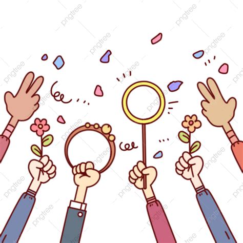 관객 건배 손바닥 관중 격려 어서 Png 일러스트 및 Psd 이미지 무료 다운로드 Pngtree