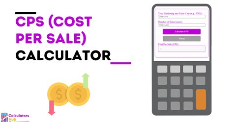 Cps Cost Per Sale Calculator
