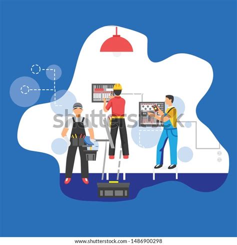 Electrical Commissioning Engineer Man Over 6 Royalty Free Licensable Stock Illustrations