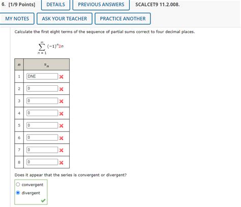solved calculate the first eight terms of the sequence of