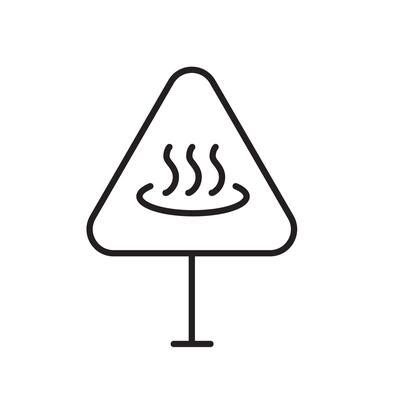 Caution Hot Surface Vector Art Icons And Graphics For Free Download