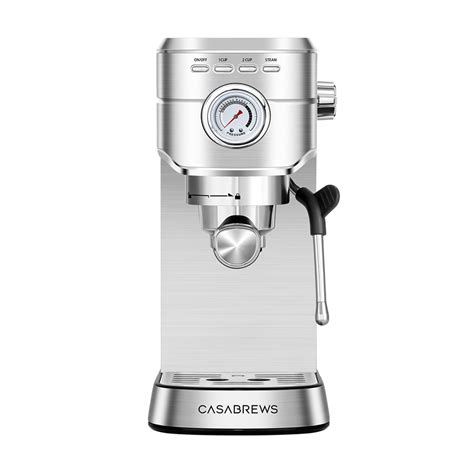 Casabrews Cm5418 Compact 20 Bar Home Espresso Machine With Stainless