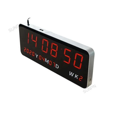 Buy Waterproof And High Quality 6 Digit 7 Segment Digital Clock
