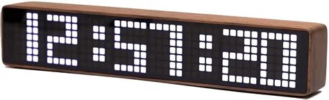 Amazon Com ULANZI TC Smart Pixel Clock Gaming Setup Digital Alarm Clock With Weather