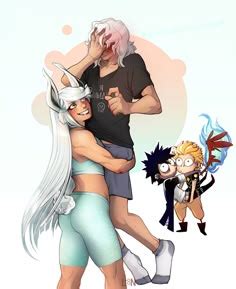Dustbunny Rumi X Shigaraki Dustbunny Mha Shigaraki X Mirko Fanart