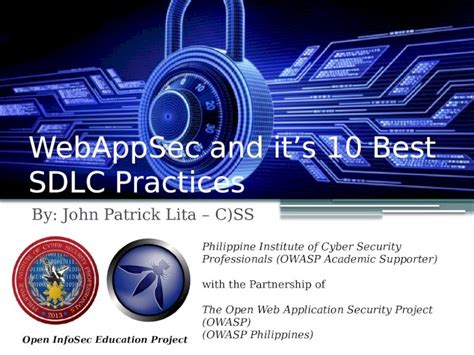 PPTX Web Appsec And Its Best SDLC Practices PDFSLIDE NET