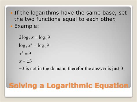 Logarithmic Equations Examples 3 Ways To Solve Logarithms Wikihow