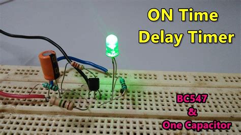 Time Delay Circuit Using Transistor