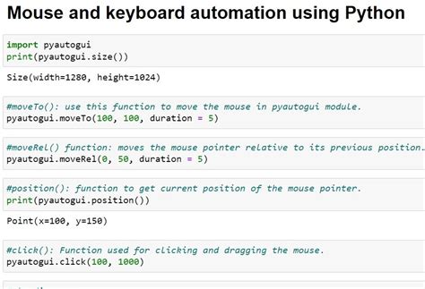 Mouse And Keyboard Automation Using Python ~ Computer Languages Clcoding